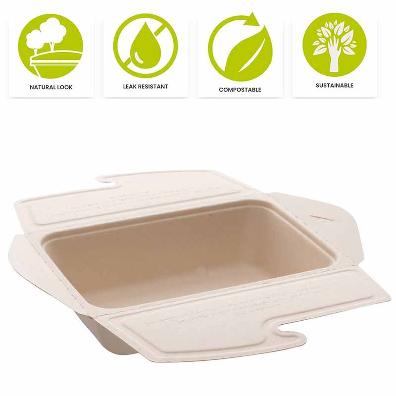 Sabert Meal Box to Go Rect. 1000ml PUL43080320 - Glopack